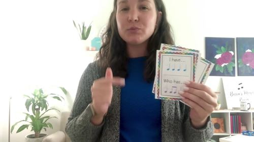 I Have Who Has // Elementary Music Rhythm Game for Half Note | TpT