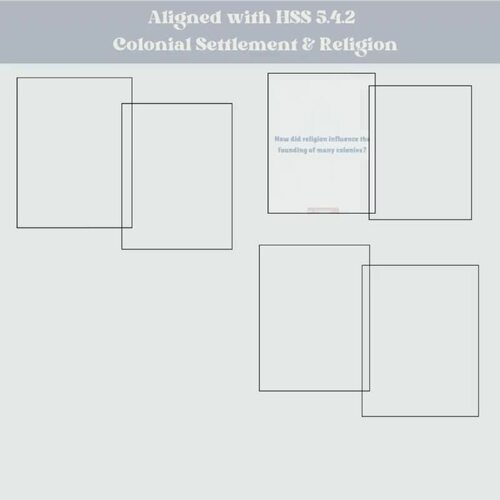 Founding the Colonies Trivia Game, HSS 5.4.2 Colonial Leaders & Their ...