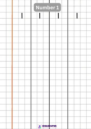 Number Writing (Math Block Page) Workbook 1–10 | Preschool ...