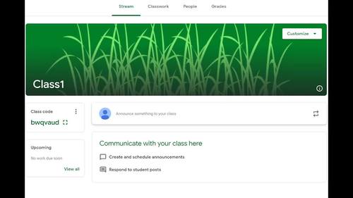 Animated Google Classroom Headers (Flowers) Banners - Distance Learning