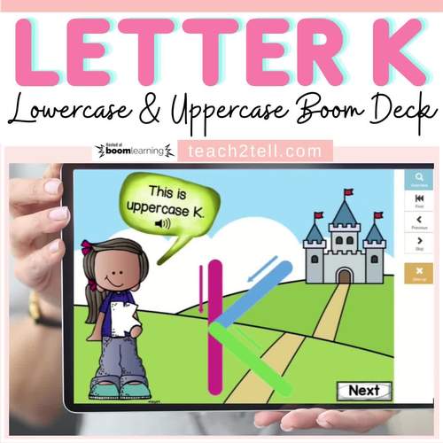 Alphabet Letter K of the Week Boom Digital Cards by Teach2Tell | TPT
