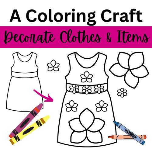 Clothes Craft | Fashion Design | Color & Decorate Clothes & Items.