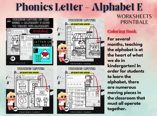 Phonics Letter of The Week – Alphabet E How to Teach the Alphabet