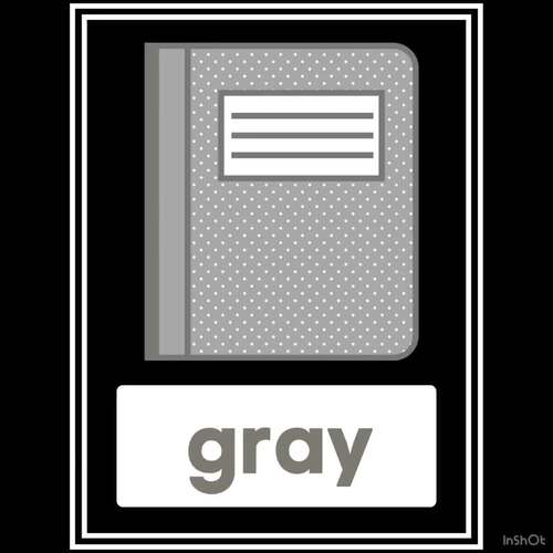 Color Names Bulletin Board Posters — Notebook Theme with Background