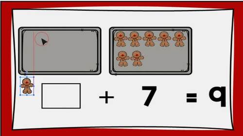 Gingerbread Addition to 10 for Google Slides by Standards in Elementary