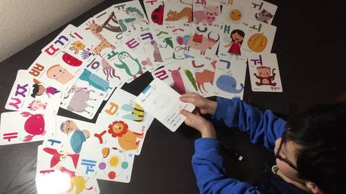 Printable Korean Alphabet Comprehensive Flashcards 4x6" | Hangul 한글 ...