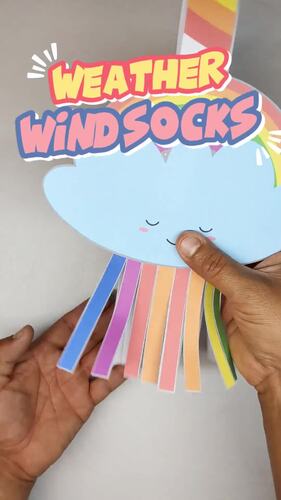 Weather Windsocks | Write & Display Craft by Craftytopia Creations