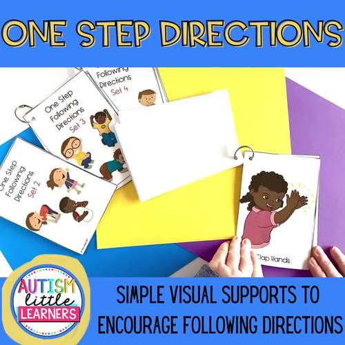 Autism Speech Therapy One Step Directions by Autism Little Learners