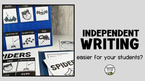 Spiders Writing Activities For Writing Stations And Vocabulary Word ...