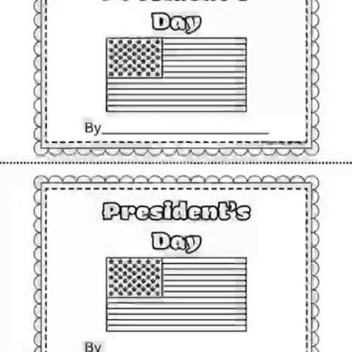 America Mini-Book About American Presidents | American Symbols & Money