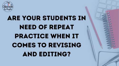 STAAR Practice Revising & Editing Task Cards Sentence Editing ...