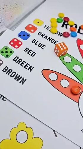 Roll a Turkey Thanksgiving Activity Game Candy or Color Game w/ Dice ...