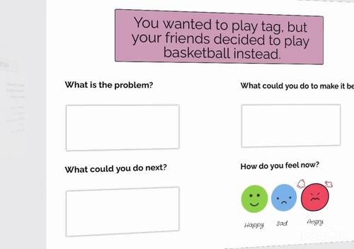 Problem Solving Scenarios & Emotions | SpeechTherapy Social Situations