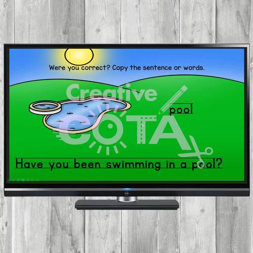 Summer Handwriting Practice Slides No Prep Writing Prompts With ...