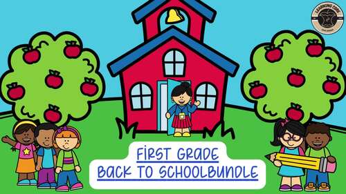 First Grade Back to School Worksheets Packets First Week Writing First ...