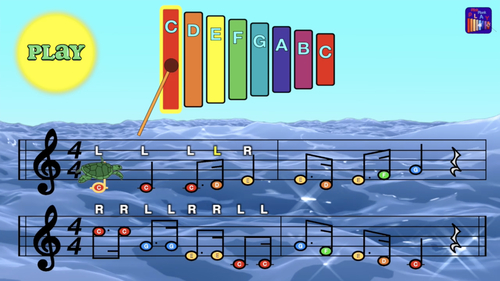 Row Row Row Your Boat - Melody Tutorial by PlinkPlonkPlay | TPT