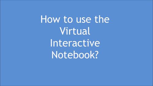 DIGITAL Interactive Notebook FOR ANY SUBJECT * On Google Slides