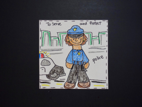 Let's Draw Community Helpers (Police) ! by Patty Fernandez Artist