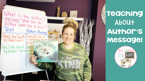 Authors Message by Inspire Me ASAP | TPT