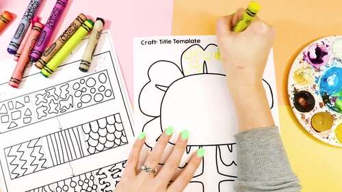 Spring Flower Craft and Writing Prompt Worksheets | TPT
