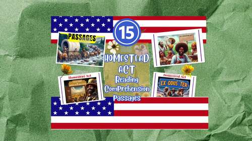 Homestead Act Social Studies Reading US History Engaging Comprehension ...