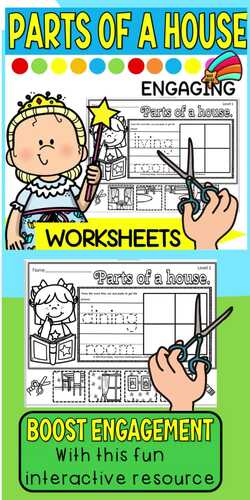 Parts of a house picture puzzle by Murphys lesson design studio | TPT