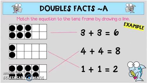 Doubles Facts to Add for Seesaw™ & Google Slides™ by Always Learn and Love