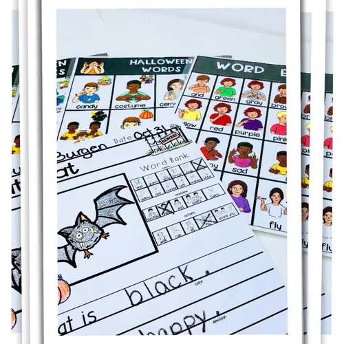 ASL Halloween BUNDLE Printable Version and BOOM CARDS™ | TPT