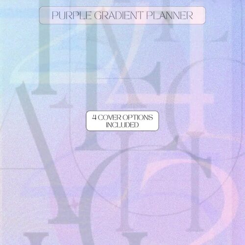 2024-2025 Teacher Planner - Purple/Blue Gradient by Festive in 5th