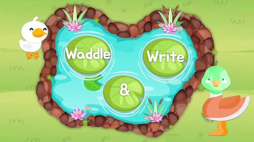 Waddle & Write - Digital Sticker Board Game by Laugh and Learn.edu