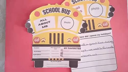 All about me Worksheets First day|Week of School|Getting to Know you ...