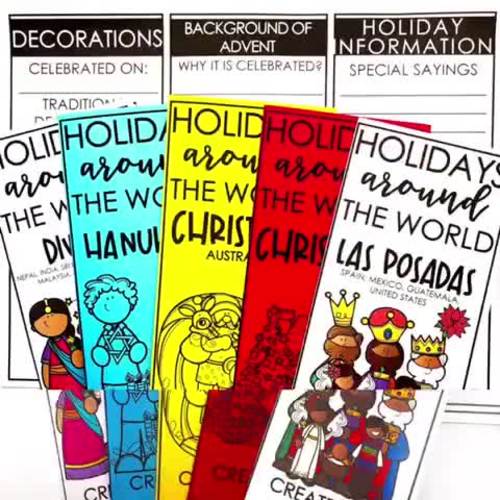 Winter Holidays Christmas Around The World Research Project December ...