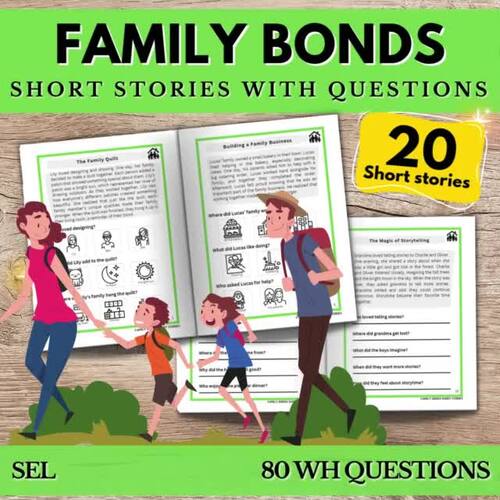 Family Bonds Short Stories W/ Questions Autism Parent Siblings ...