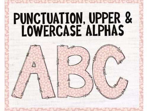 Valentine’s Day | Pink Cheetah Leopard Print | Letter Pack | TPT