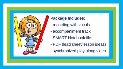 EASY Boomwhacker Song with Play Along Video for Elementary Music