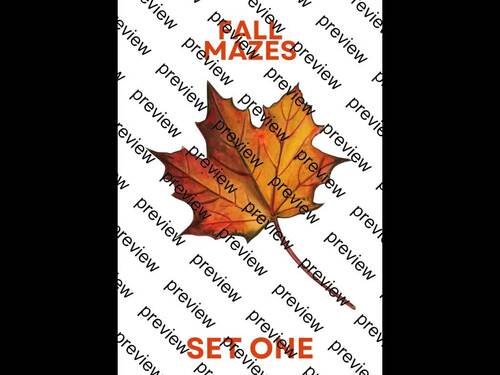 Fall Mazes Holidays Food Animals Weather Activities 2nd 3rd 4th 5th Grade