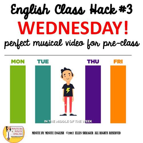 English ESL ELL EFL ELD ESOL Transitional Video Wednesday for CI TCI ...