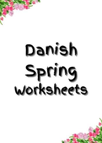 Danish Spring Worksheets Activity by Worksheet Whisperer | TPT