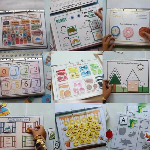 Toddler Busy Books Mega Bundle, Preschool Busy Books Bundle, Homeschool kit