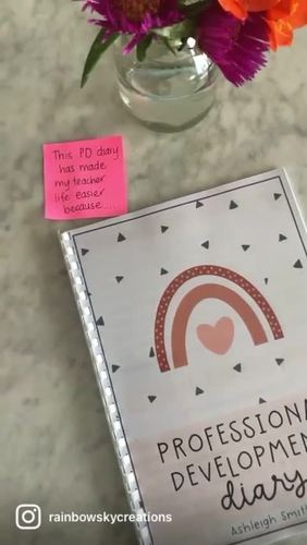 Teacher Meeting Diary | Professional Development Notes | AITSL Aligned ...