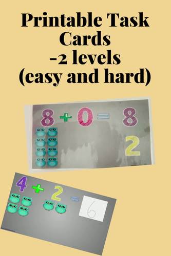 Addition to 10 Task Cards for Special Education | TPT