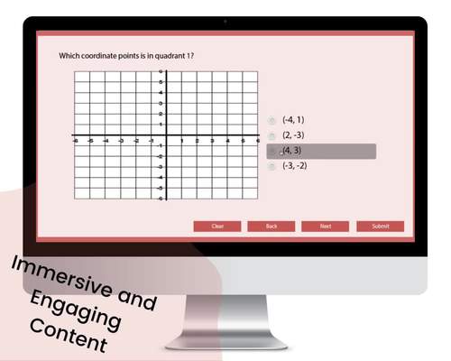 Coordinate Grids 5th to 6th Grades Digital Math Lesson with Engaging ...