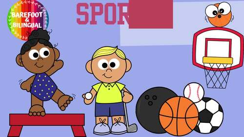 Sports Grammar Clipart Bundle - Parts of Speech Sports Clip Art | TPT