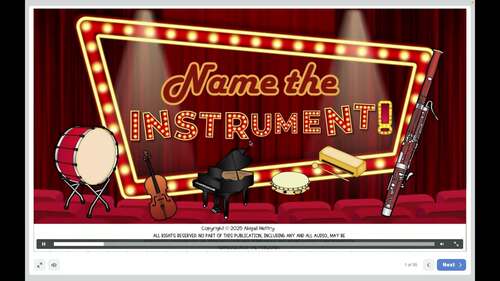 Orchestra Instruments Listening Game - Listen and Identify! | TPT