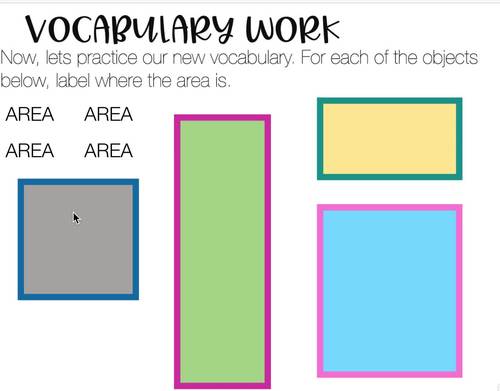 Solving for Area - Distance Learning Lesson by the small but mighty teacher