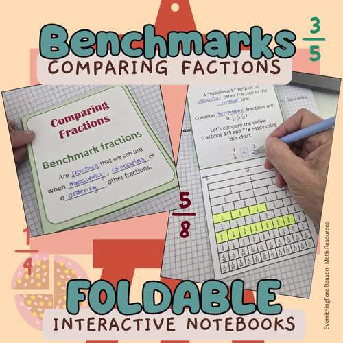 Benchmark Fractions + Fraction Strips-Comaparing Fractions Interactive ...