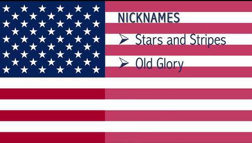 NEW! US American History: History of the U.S American Flag PowerPoint ...