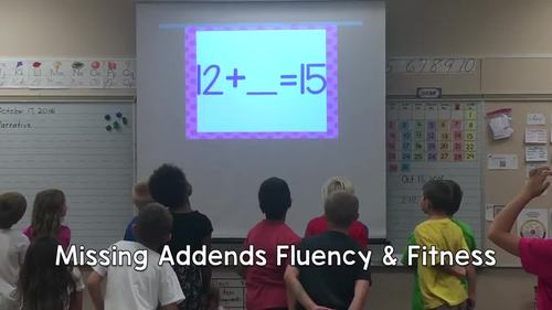 Math Fluency & Fitness® Brain Breaks BUNDLE (K-2) Distance Learning