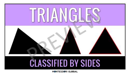 Montessori Geometry | Types of Triangles | PowerPoint | Boom Cards ...