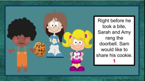 French| Mathematics| Fractions| Fair Share| Google Slide Activity